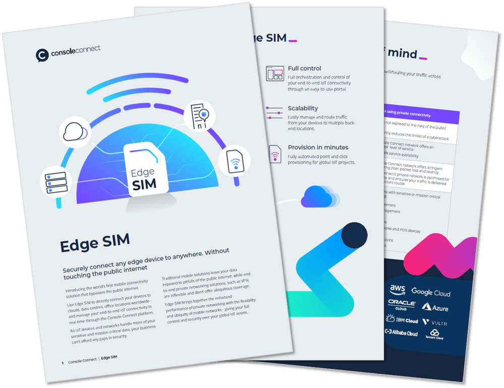Edge SIM by Console Connect | Download Data Sheet