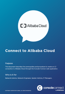 Download the Guide on How to Connect to Alibaba Cloud
