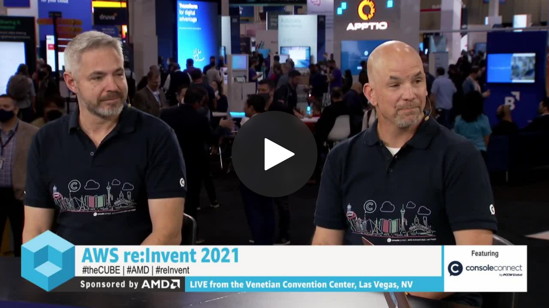 TheCUBE interview with Jay Turner & Garrett Lowell | AWS re:Invent 2021