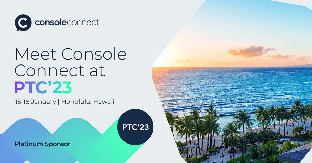 Meet Console Connect at PTC'23